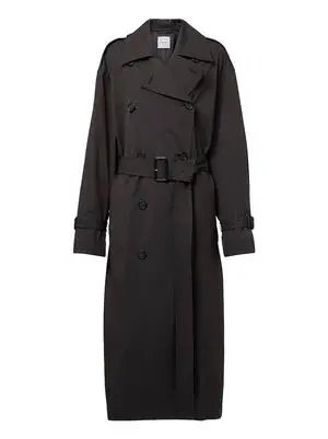 TOTEME Cotton-blend Trench Coat - Black
