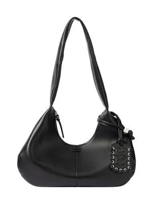 GANNI Medium Shoulder Bag - Black
