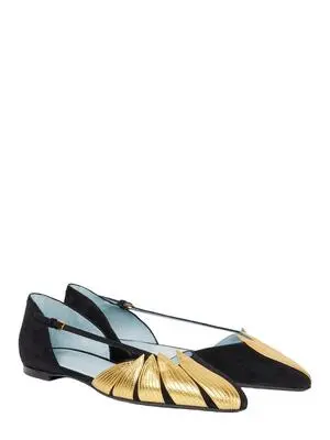 Valentino Garavani Foliefoliage Ballet Flats - Black