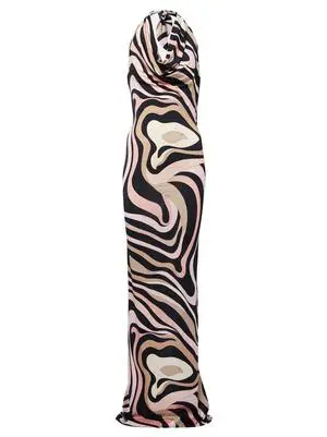 Emilio Pucci Marmo Cocktail Dress - Multicoloured
