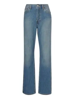 RE/DONE 90s High-rise Straight Jeans - Blue