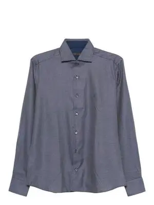 Corneliani Cotton Shirt - Blue