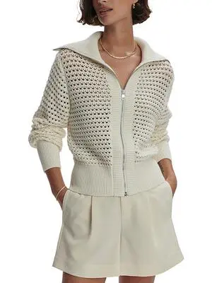Varley Eloise Knit Cardigan - Egret