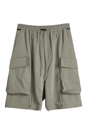 POLIQUANT Deformed Cargo Pocket Jungle Trousers - Sand Grey