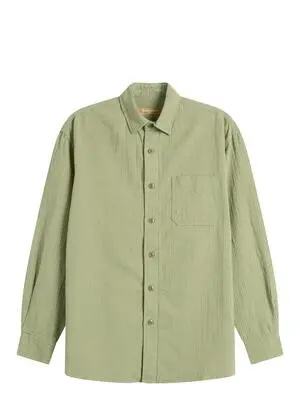 FRIZMWORKS Og Seersucker Shirt Olive