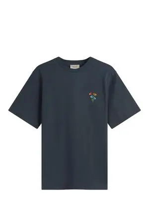 FORET Element T-shirt - Navy Flower