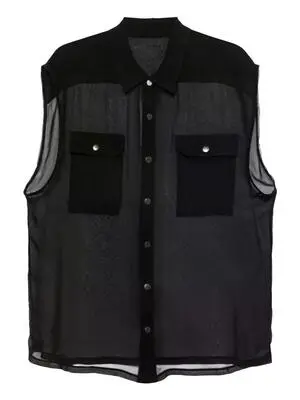 Rick Owens Jumbo Shirt - Black