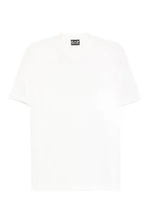 Emporio Armani Flocked-logo T-shirt - White