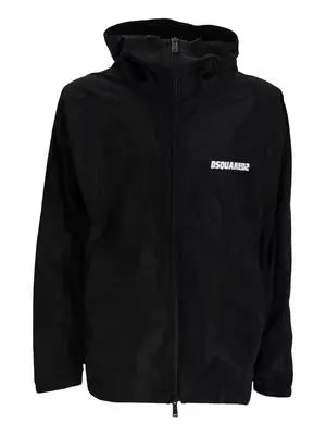 Dsquared2 Zip-up Hooded Jacket - Black