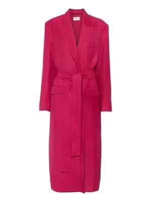 P.a.r.o.s.h Belted Trench Coat - Pink