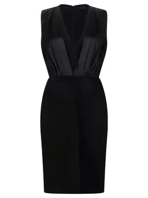 Max Mara Cady-texture Midi Dress - Black
