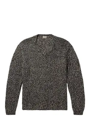 Massimo Alba Jacob Organic Cotton And Mulberry Silk-blend Sweater - Gray