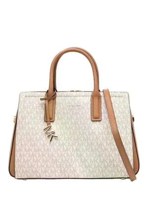 Michael Kors Logo Print Tote - Brown