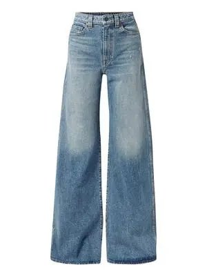 KHAITE KHAITE Dane High-Rise Wide-Leg Jeans