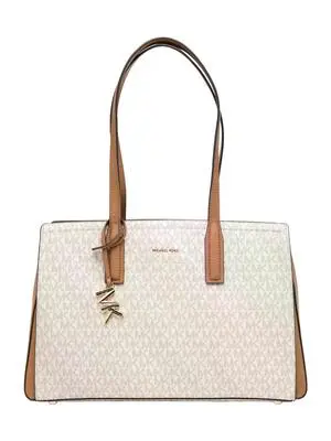 Michael Kors Logo Print Tote - Neutrals