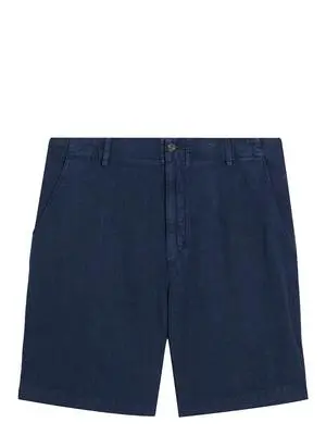 Boglioli Boglioli Linen Shorts Navy