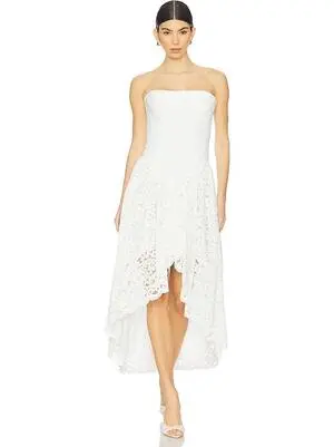 Bardot Felicidad Strapless Lace Dress - Orchid Wht