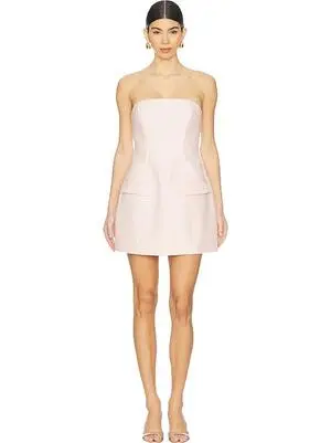 Bardot Madeline Boucle Mini Dress - Light Pink