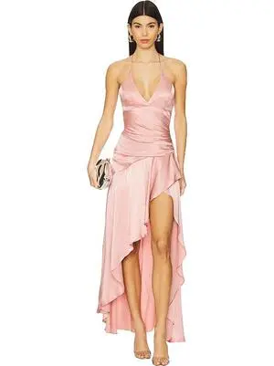 Bardot X Sorella Halter Dress - Bliss Pink