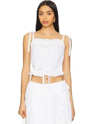 Ciao Lucia Arae Top - White