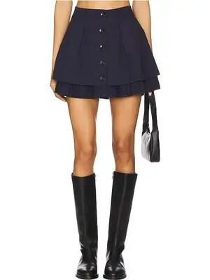 OSIS STUDIO Stacey Skirt - Navy