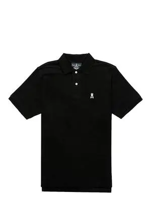 Psycho Bunny Piqué-weave Polo Shirt - Black