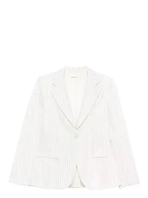 P.a.r.o.s.h Pinstriped Blazer - White