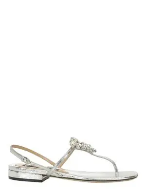 SERGIO ROSSI Godiva Precious Sandals - Silver