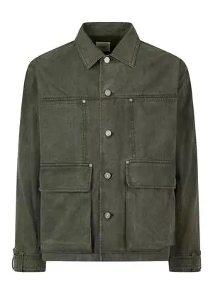 STUDIO TOMBOY Denim Shirt Jacket - Green