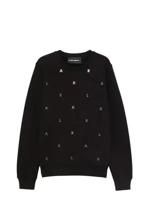 Karl Lagerfeld Logo-embellished Sweatshirt - Black