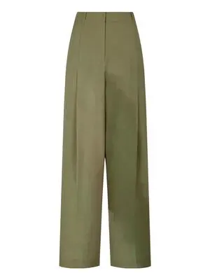 STUDIO TOMBOY Pleat-detail Trousers - Green