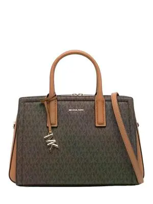 Michael Kors Logo Print Tote - Brown