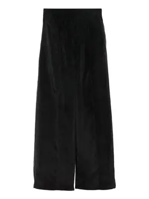 Another Tomorrow Drawstring Trousers - Black