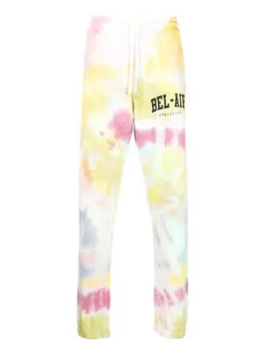 BEL-AIR ATHLETICS Tie Dye-print Track Pants - White