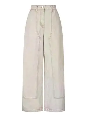 STUDIO TOMBOY Cotton Trousers - Neutrals