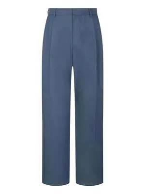 STUDIO TOMBOY Pintuck-detail Trousers - Blue