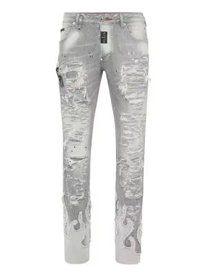 Philipp Plein Rock Star Jeans - Grey