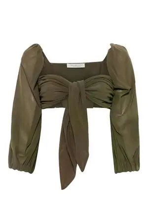 Philosophy Di Lorenzo Serafini Draped Top - Green