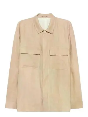 LARDINI Linen Jacket - Neutrals