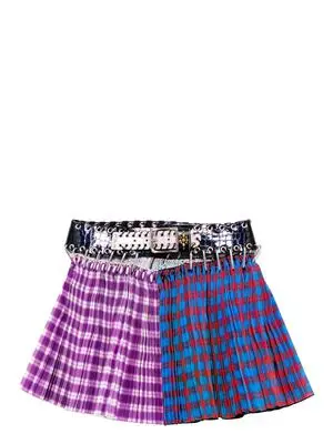CHOPOVA LOWENA Pleated Skirt - Purple