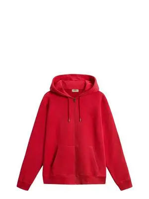 Woolrich Fleece Zip-up Hoodie - Red