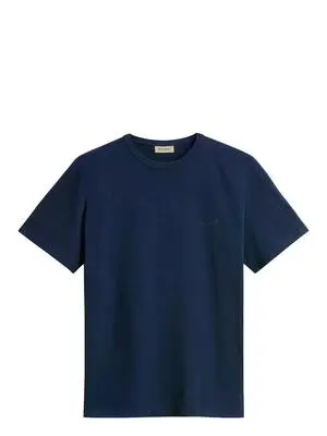 Woolrich Slub-texture T-shirt - Blue