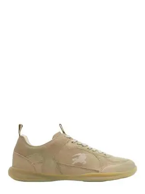 Burberry Leather Matrix Sneakers - Neutrals