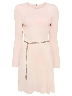 Michael Kors Chain Belt Mini Dress - Pink