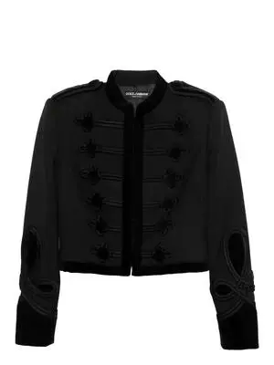 Dolce & Gabbana Gabardine Jacket - Black
