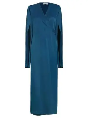 GLORIA COELHO Gloria Coelho V-Neck Long Sleeve Dress