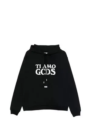 Gcds Ti Amo Hoodie - Black