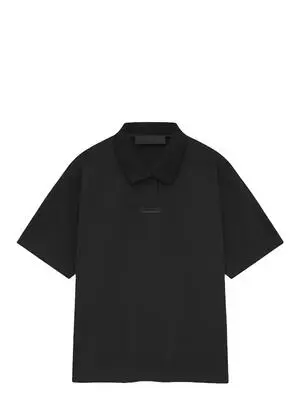 Fear Of God Essentials Pique Polo Shirt - Black
