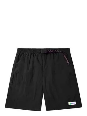 BUTTER GOODS Equipment Belted Nylon Shorts - Black
