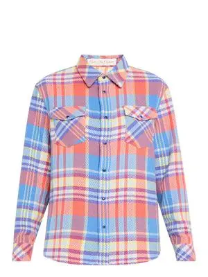 GOD'S TRUE CASHMERE Creator Tartan Cashmere Button-down Shirt - Redpat